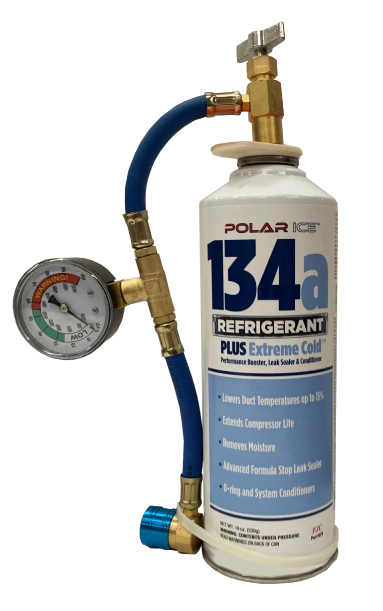 525 FJC Polar Ice Refrigerant Plus with Hose & Gauge 19 oz – FJC