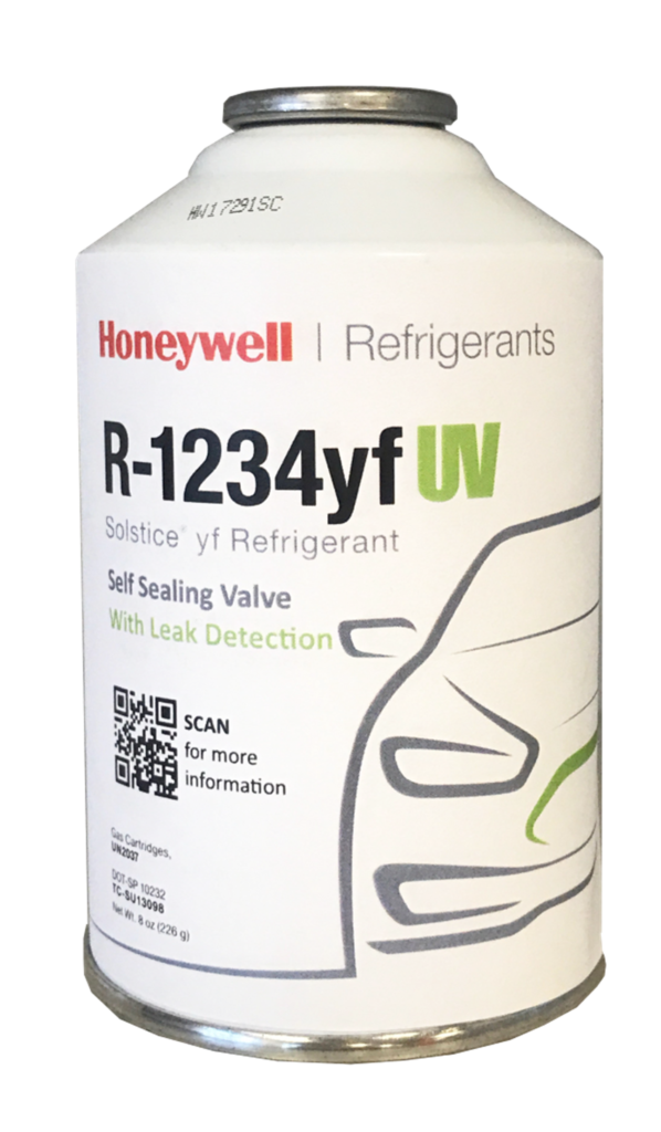 696UV R-1234yf Refrigerant with UV Leak Detection 8 oz Cans – FJC Inc